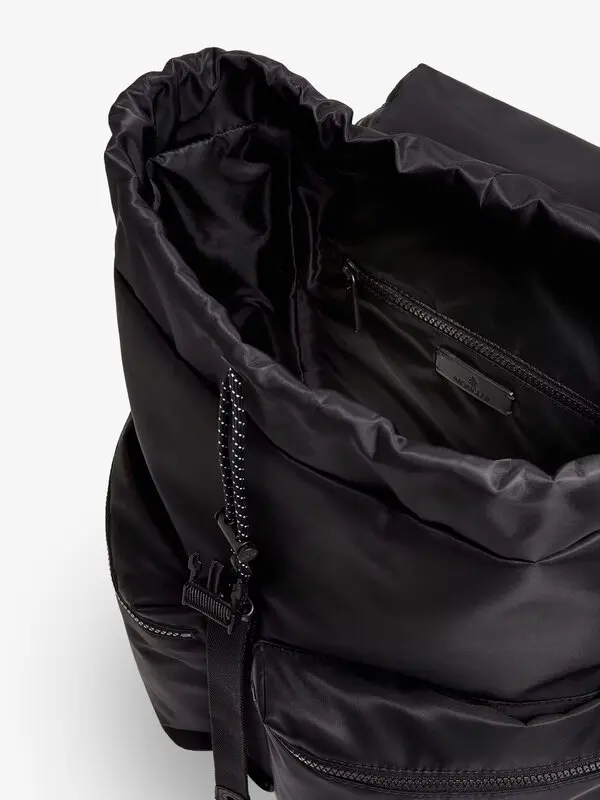 Moncler Kenton Drill Nylon Backpack With Logo Patch