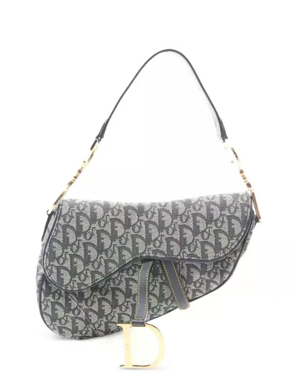 Dior Trotter Saddle Shoulder Bag - Blue