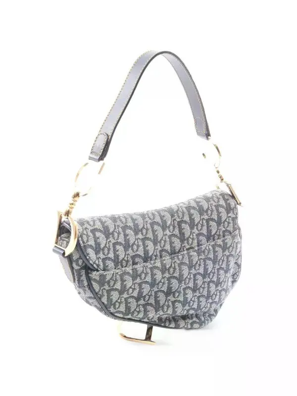 Dior Trotter Saddle Shoulder Bag - Blue