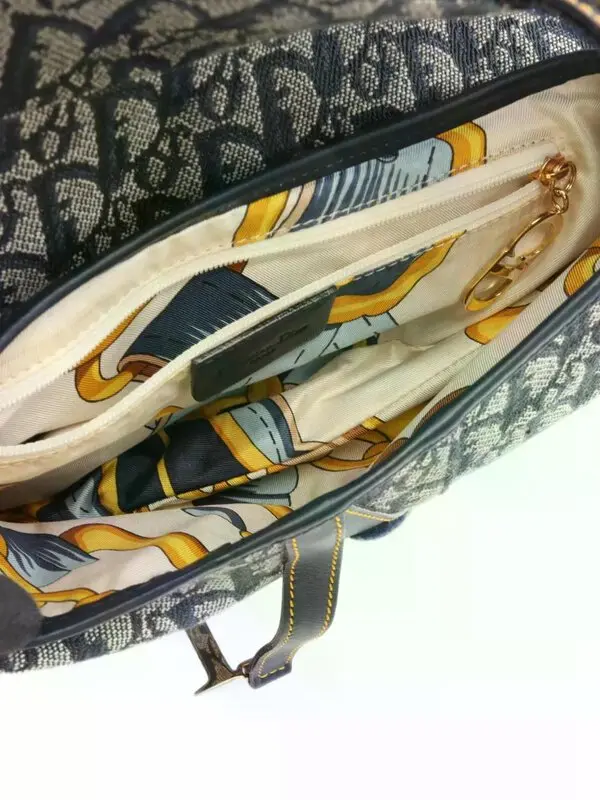 Dior Trotter Saddle Shoulder Bag - Blue