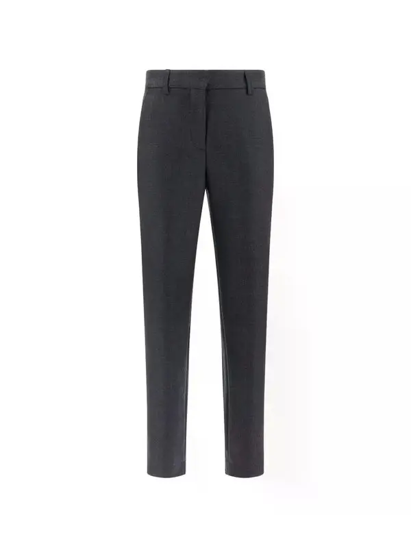 Paul & Shark Wool Twill Tapered Trousers