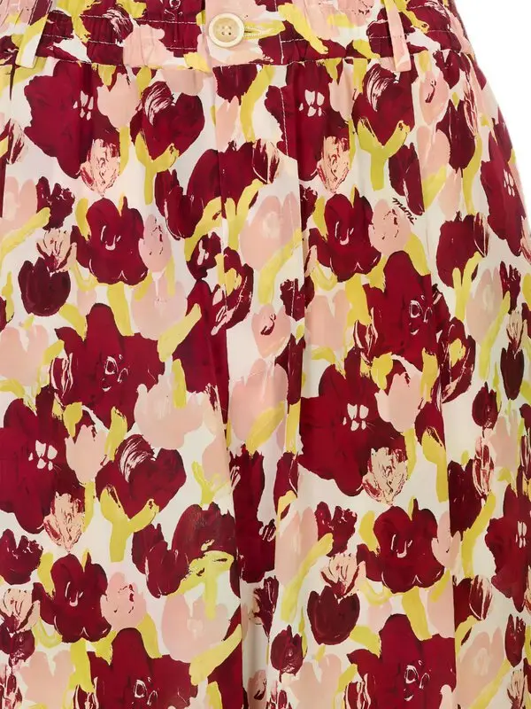 Marni Secret Bouquet-print Trousers