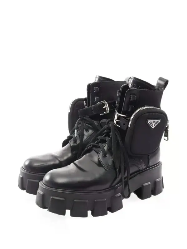 Prada Monolith Re-nylon Ankle Boots
