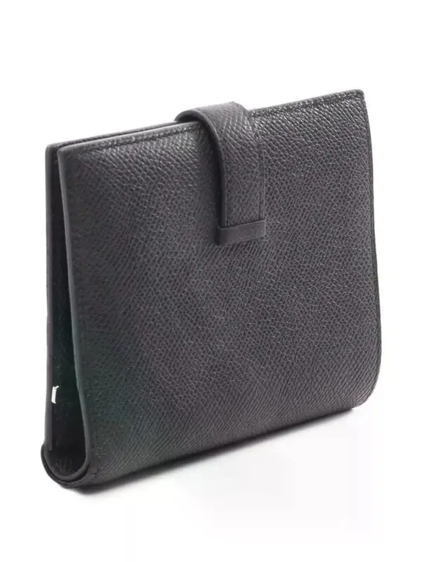 Hermès Bearn Compact Bi-fold Wallet - Black