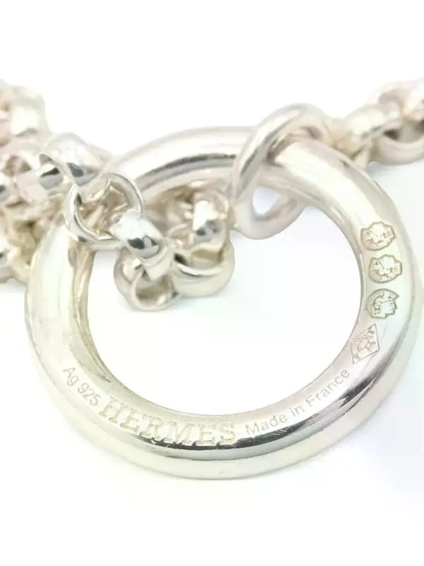 Hermès Chaine D'ancre Area Ii Twist Necklace - Silver