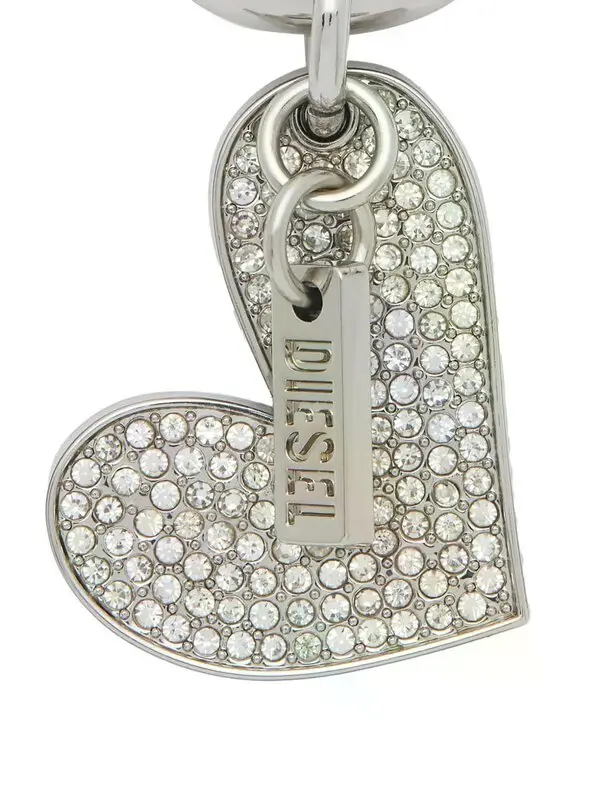 DIESEL® Heart Charm Keyring