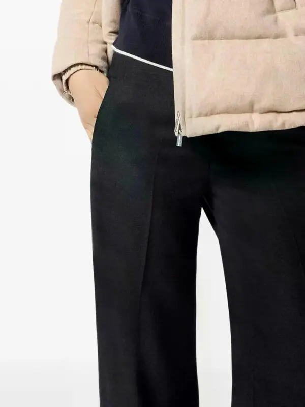 Paul & Shark Wool Twill Palazzo Trousers