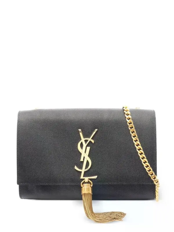 Saint Laurent Kate Tassel Cross Body Bag - Black