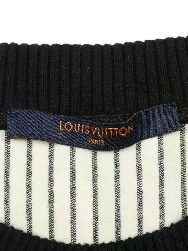 LOUIS VUITTON 2010s Chain-print Quilted Sweater