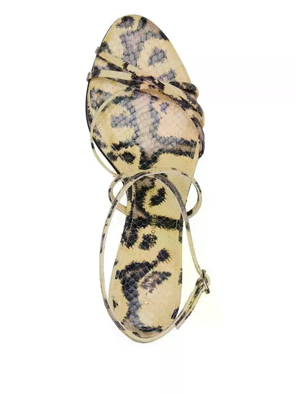 Proenza Schouler Uma Embossed-python Sandals