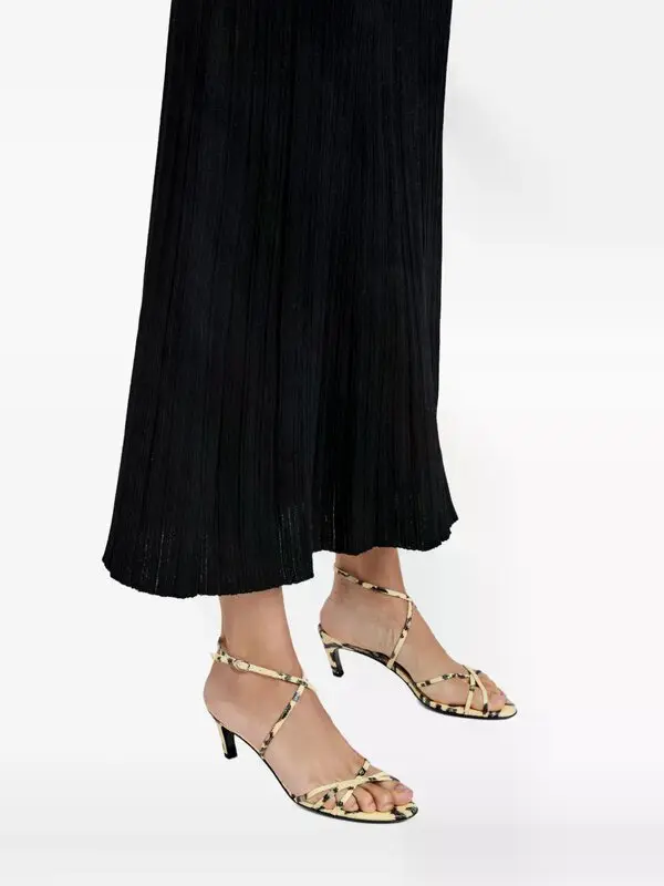 Proenza Schouler Uma Embossed-python Sandals
