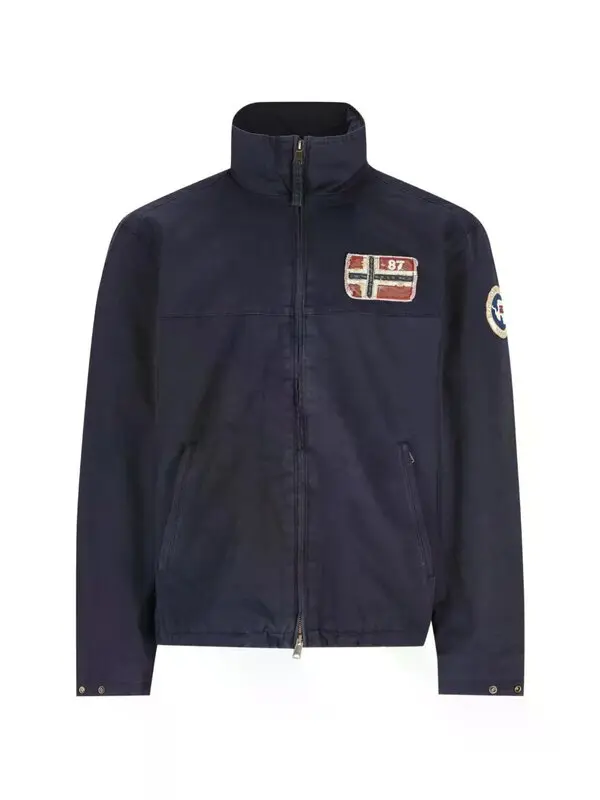 NAPAPIJRI Logo-patch High-neck Jacket