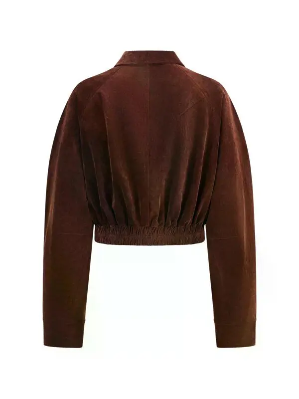 OUDE WAAG Corduroy Cocoon Cropped Jacket