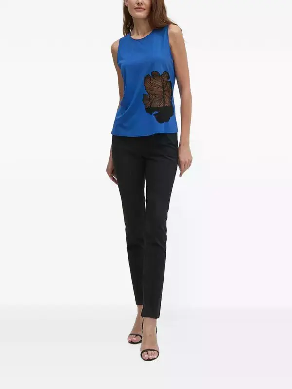 Sisley Floral-patch Sleeveless Top