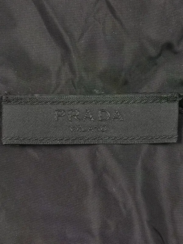 Prada 2000s Re-nylon Triangle Logo Hooded Jacket