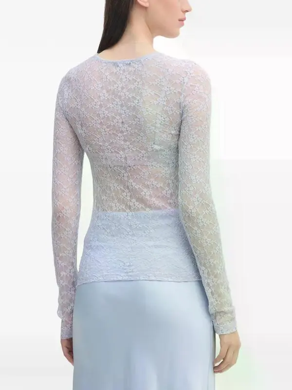 Sisley Ruched Lace Top