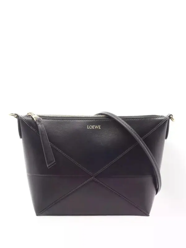 Loewe Puzzle Fold Clutch Bag - Black