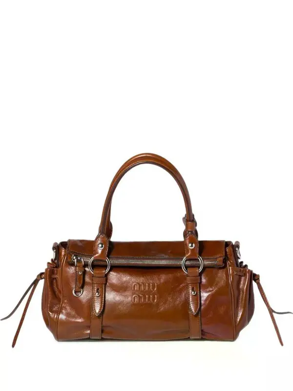 Miu Miu Glossy Leather Handbag