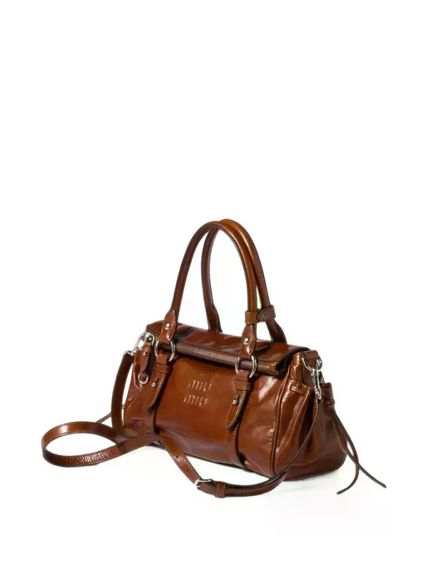 Miu Miu Glossy Leather Handbag