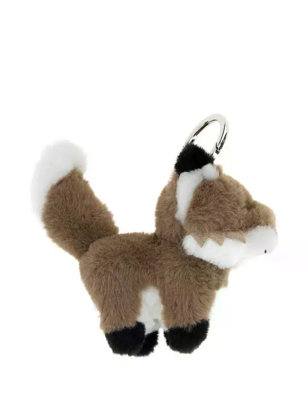 Maison Kitsuné Fox Bag Charm - Brown