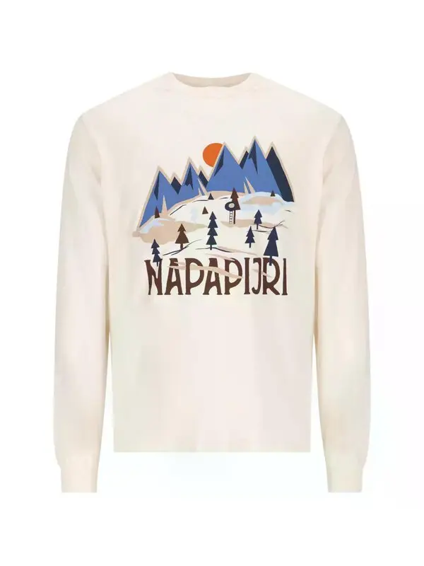 NAPAPIJRI Graphic-print Long-sleeve T-shirt