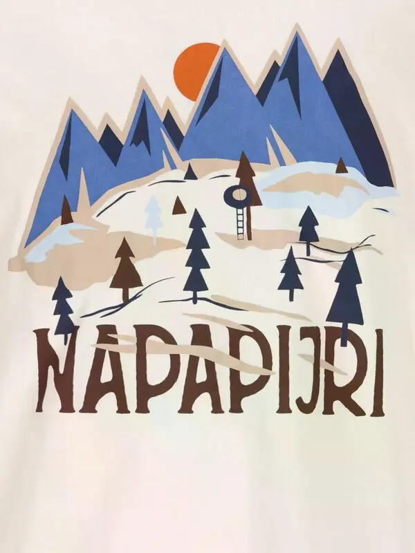 NAPAPIJRI Graphic-print Long-sleeve T-shirt