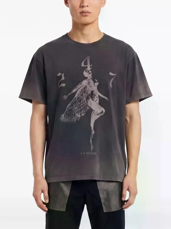 REPRESENT 247 Fallen Angel Graphic T-shirt - Black