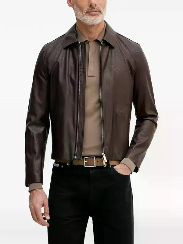 Sisley Polo-collar Long-sleeve Polo Shirt