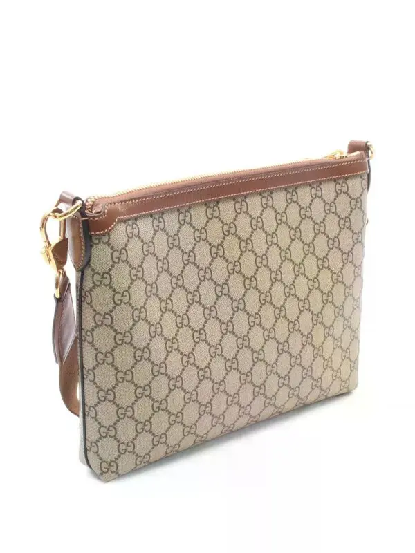 Gucci 2010s Interlocking G Gg Supreme Clutch Bag