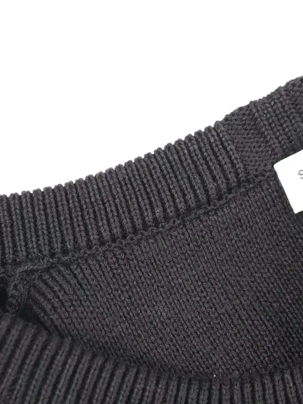 Saint Laurent 2010s Striped Shoulder-button Sweater