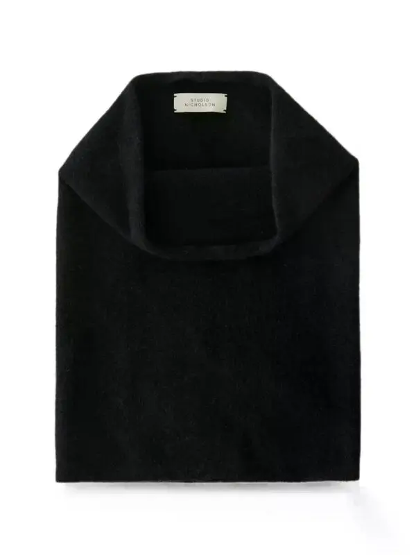 Studio Nicholson Bram Tubular Cashmere Scarf - Black