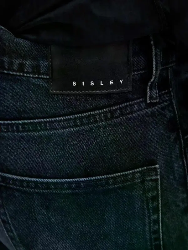 Sisley Faded-effect Straight-leg Jeans