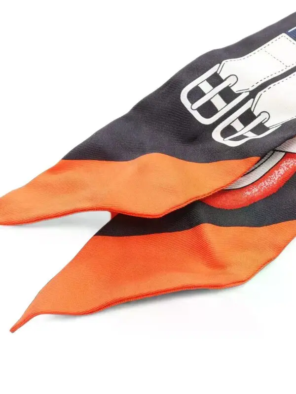 Hermès 2010s Jumping Twilly Ribbon Scarf