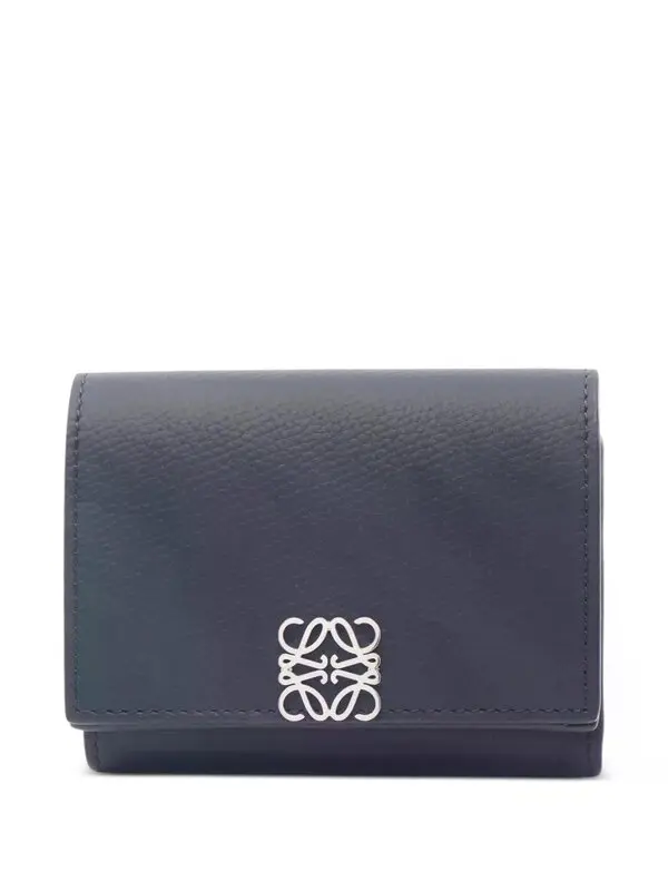 Loewe 2020s Anagram Trifold Wallet - Blue