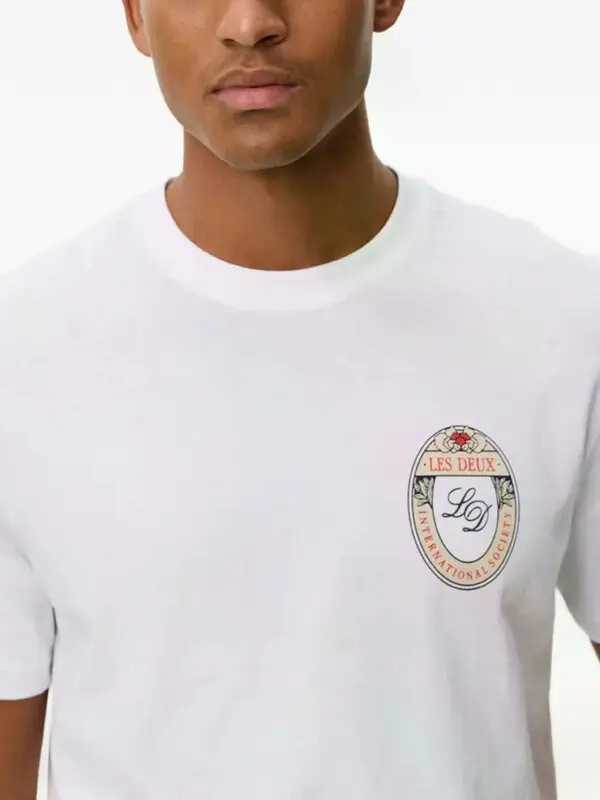 LES DEUX Graphic Crewneck T-shirt