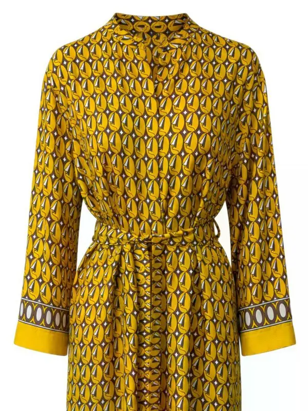 Max Mara Geometric-print Mini Dress