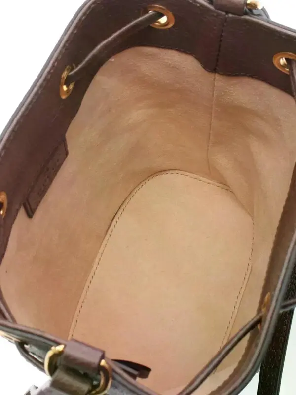 Gucci 2016-2026 Mini Gg Supreme Web Ophidia Bucket Bag