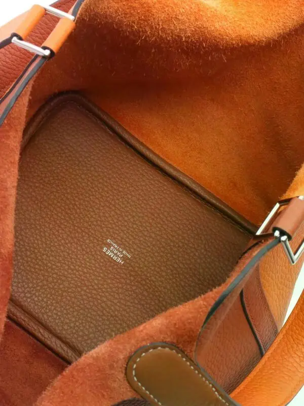 Hermès Bicolor Clemence Picotin Lock 18 Handbag