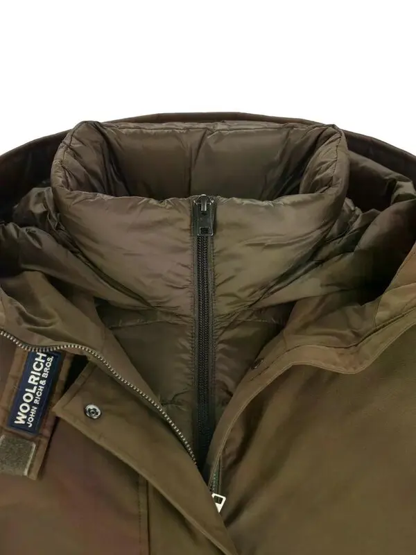 Woolrich Hooded Quilted Parka Coat