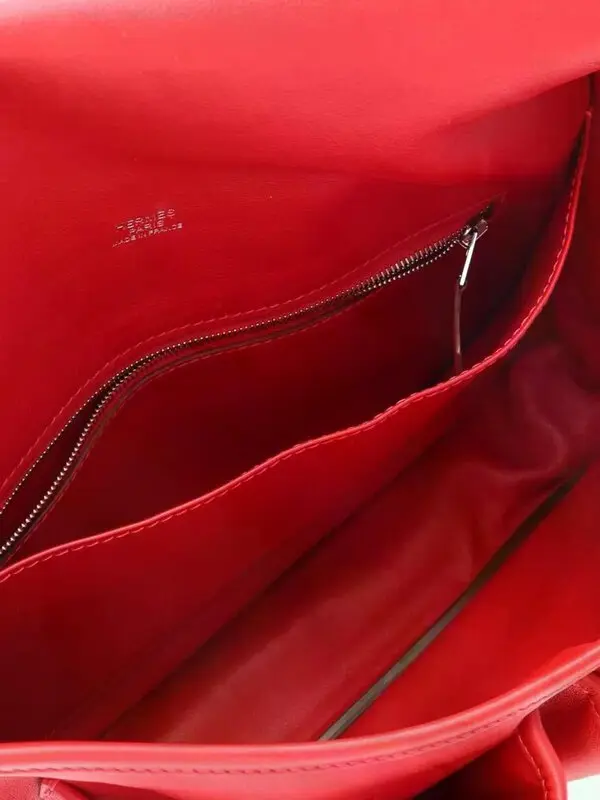Hermès Leather Balda Shoulder Bag - Red