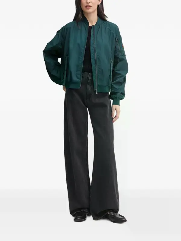 Sisley Open-knit Ribbed-trim Sweater
