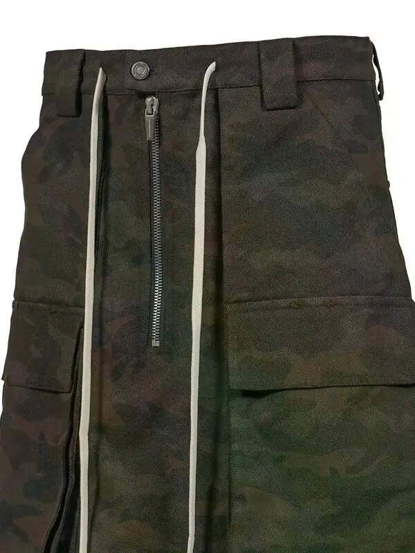 ARNODEFRANCE Camouflage Print Skirt