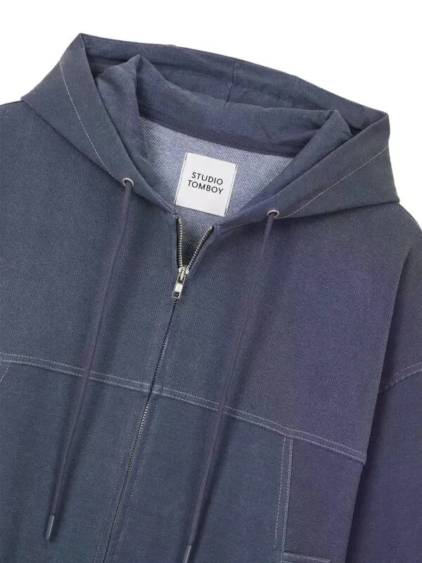 STUDIO TOMBOY Zip-up Jersey Hoodie