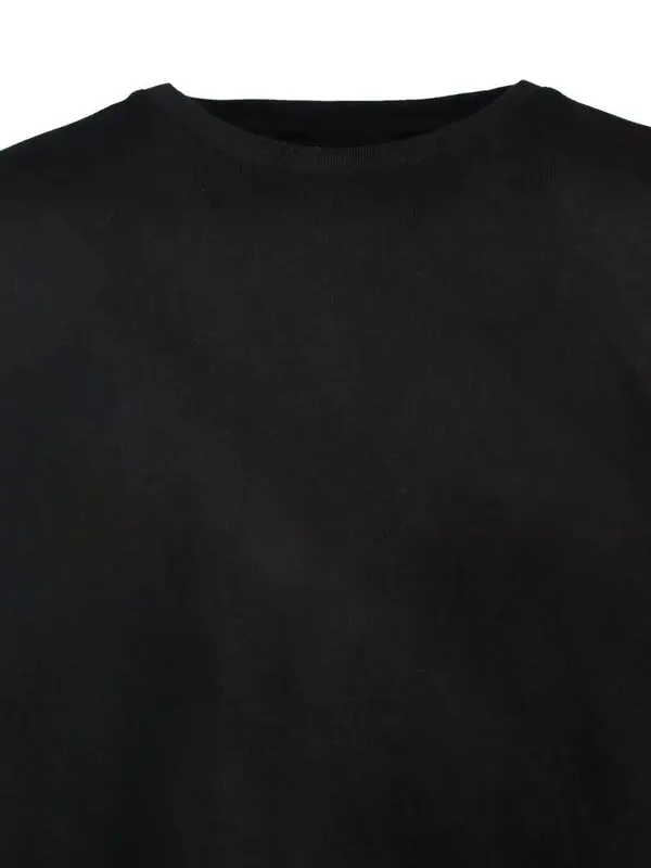 LAST NEST Cracked Cross Logo Graphic-print T-shirt