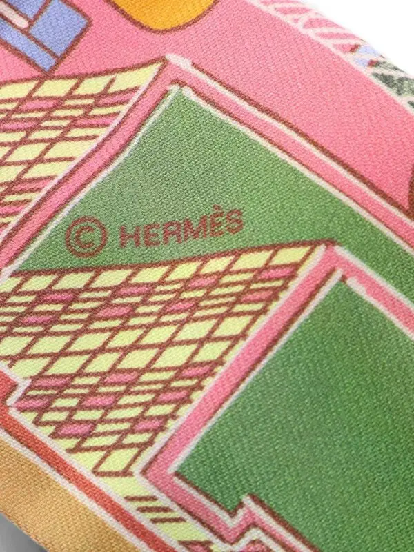 Hermès 2010s Pantin City Twilly Scarf