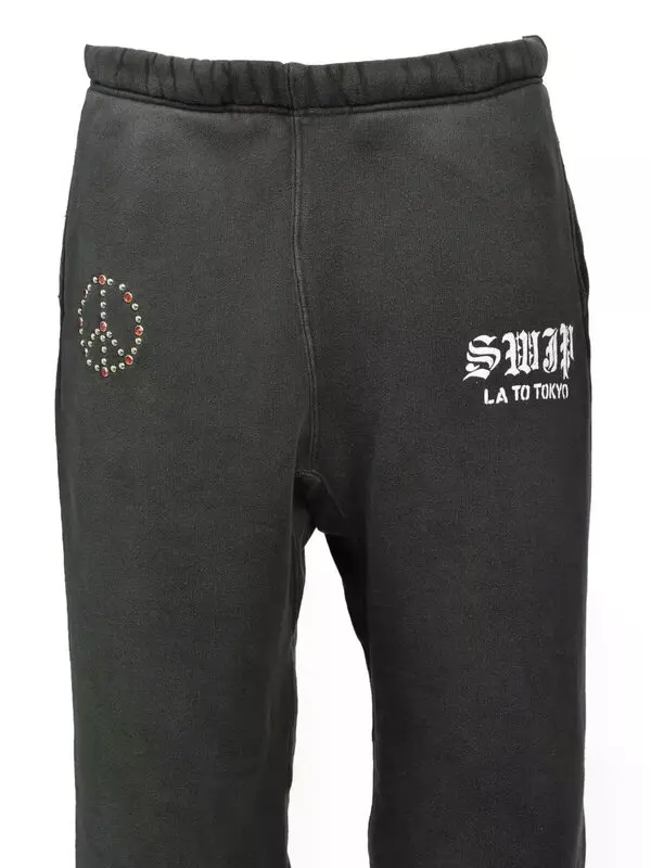 SWJP Stud-embellished Track Pants