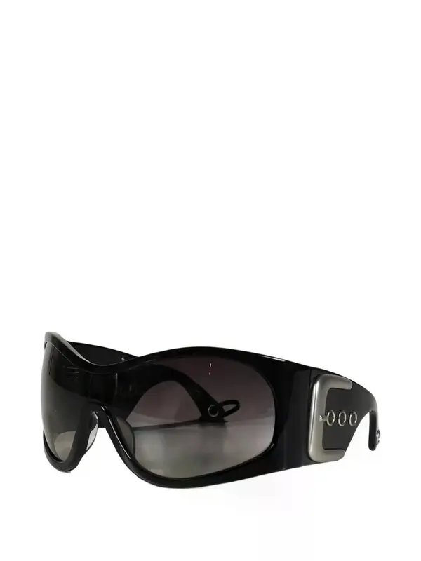 JADED LONDON Alva Buckle-detail Geometric-frame Sunglasses