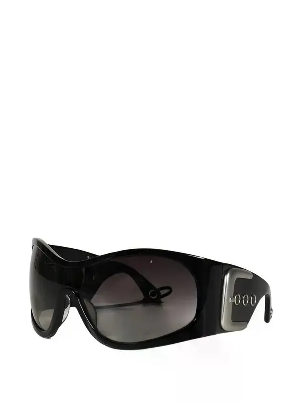 JADED LONDON Alva Buckle-detail Geometric-frame Sunglasses