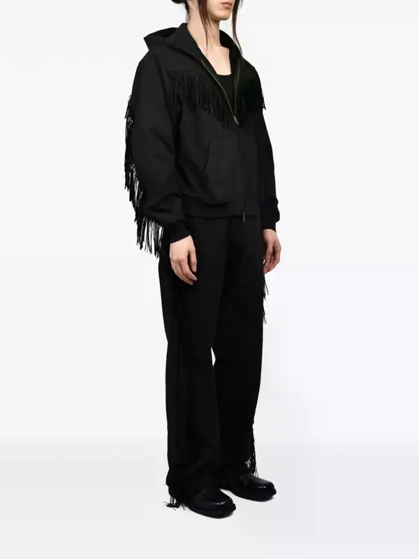 AUSTIN POST Fringed Track Pants