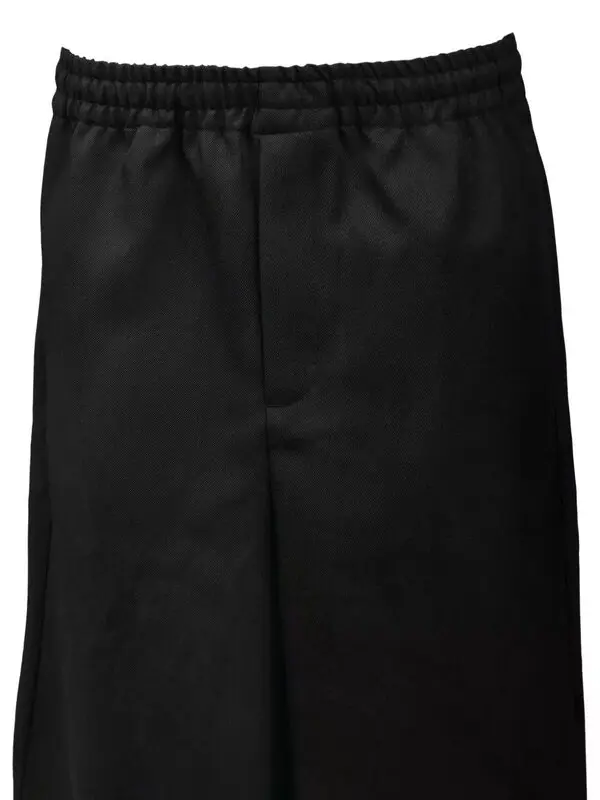 INTODUSK Logo-embroidered Wide-leg Trousers